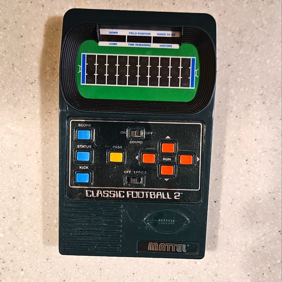 Mattel | Video Games & Consoles | Mattel Classic Football 2 Handheld ...
